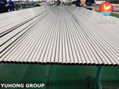 China ASME SB338 Grade 2 / R50400 Titanium Tube Seamless Heat Exchanger Tube Condenser Tube for sale