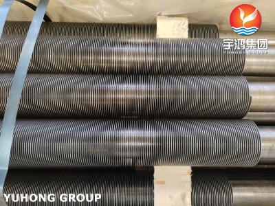 China ASTM A106 GrB Carbon Steel HFW Welded Finned Solid Tubes for Fired Heaters for sale