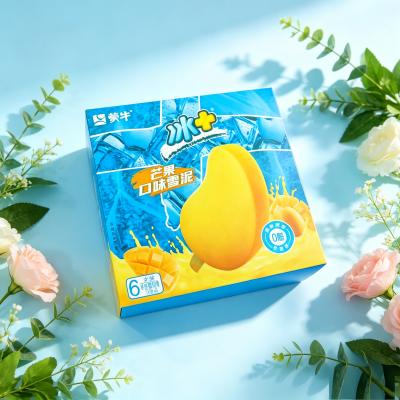 China Eco‑Friendly Ice Cream High Quality Paper Packaging Box Pantone Off-set Printing, Aqueous Coating, Metalic Hot Stamping Foil, for Chips, Snack, Oats, biscuits, Cake, Qualified For EU PPWR FDA ISO GMP for sale