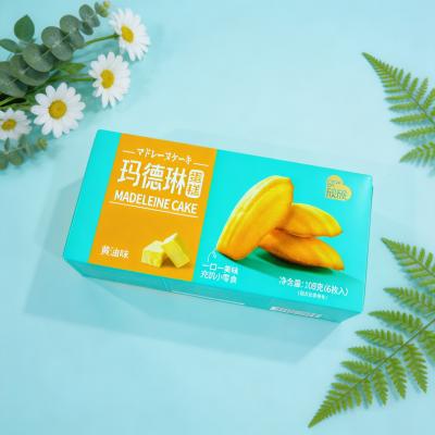China EU PPWR FDA Qualified Recyclable Food-Grade High Quality Paper Packaging Box Pantone Color Printing, Aqueous Coating, Hot Stamping Foil, Embossing for Pastry, Puff, Cookie, Chocolate, Waffle, Bread for sale