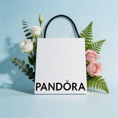 China Premium Luxury Brand Jewelry Paper Shopping Hand Bags with Durable Handle, Foil Stamping– Elegant Recyclable Packaging for Rings, bracelet & Necklaces. Chain Retail Stores, Shopping Mall for sale