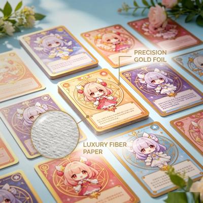 China Gold Silver Hot Foil Stamping Custom Printed Paper Cards for Luxury Gift Packaging for sale