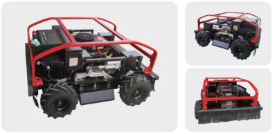 China Golf de siega del robot del híbrido eléctrico del aceite cortacésped del control de la subida de 30 grados en venta