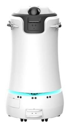 China Het hotel dient van de de Robotlift van de Leveringsrobot van het de Hindernisvermijden 48kg het Netto gewicht Te koop