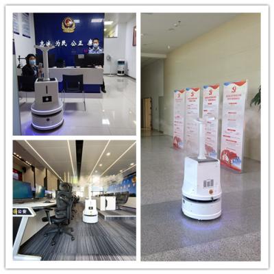 China Robô uv robótico do saneamento da água oxigenada ADY12 da máquina do Sanitizer da estrada de ferro do metro à venda