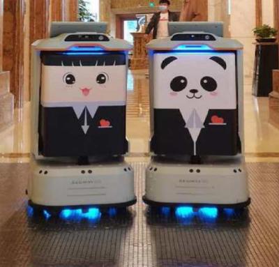 Cina Video mobile del vino intelligente di Butler Robot Delivery Service tecnico in vendita