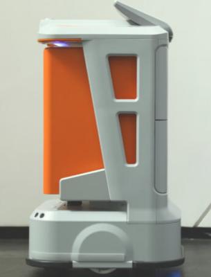 Cina velocità muoventesi netta netta 1.2m/S dell'appartamento 50kg del robot di consegna dell'hotel 50kg in vendita