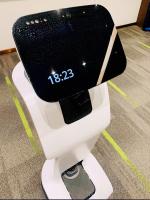 China Ce Advertising Autonomous Mobility Robot Algorithm Motor Concierge Self Charging Robot for sale