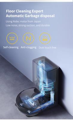 China Robot limpio de limpieza de carga del Smart Home del cepillo 65dB del lado del robot de Smart de la pila en venta