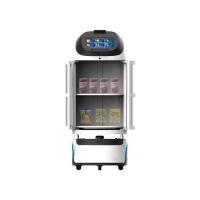 China Black Robot Cotton Candy Vending Machine Avoidance Autonomous And Mobile Robotics for sale