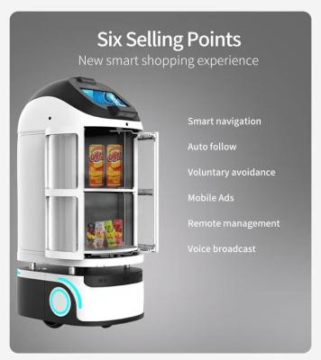 Cina Automaticamente rete intelligente 60kg dell'itinerario di servizio del robot di consegna dell'hotel in vendita