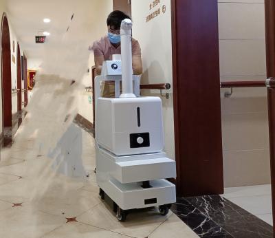 China GOLPE ligero híper 16L de la navegación del hospital del robot remoto de la desinfección en venta