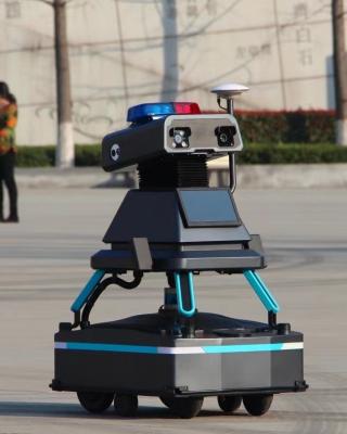 Cina Sorveglianza mobile autonoma del robot 48v 8h della pattuglia di sicurezza in vendita