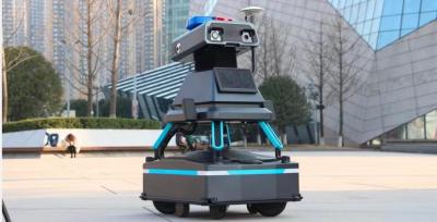 Cina Sorveglianza mobile autonoma del robot 48v 8h della pattuglia di sicurezza in vendita