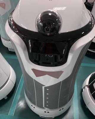 China 0.7m/S van het de Robotrestaurant 65dB van de voedsellevering de Mobiele Robot Met afstandsbediening Te koop
