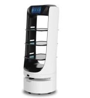 China Android 5.1 System Restaurant Service Robot Map Construction Delivery Robot Food for sale