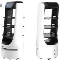 China Android 5.1 System Restaurant Service Robot Map Construction Delivery Robot Food for sale
