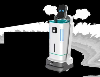 中国 過酸化水素のモールのための殺菌性のスプレーのロボット自動動き 販売のため