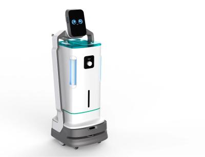 中国 過酸化水素のモールのための殺菌性のスプレーのロボット自動動き 販売のため