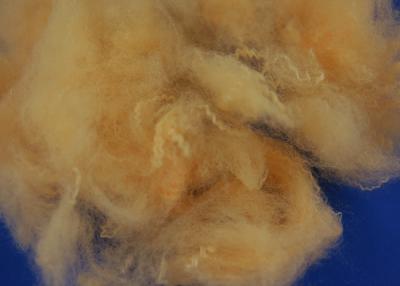 China Tropfen färbte farbige Faser-goldene gelbe Farbe Antipilling und Antinickerchen machen zu verkaufen