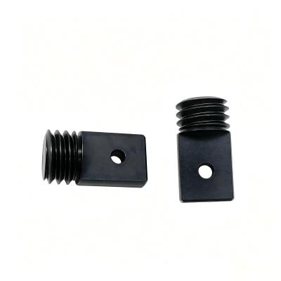 China N210193243AA Replacement SMT Rubber Shock Absorber Damper Plug with Multi-layer Ribbed Design and Square Mounting Base for sale