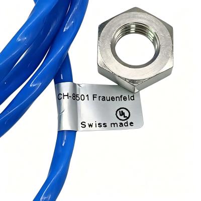 China Baumer IFRM08P3707 M8 Flush Mount Inductive Proximity Sensor with PNP NO Output and Stainless Steel IP67 Housing for sale