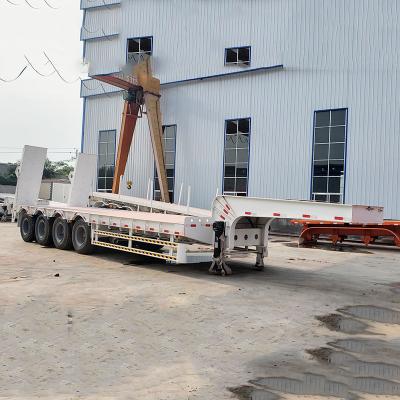 Cina CIMC 100 tonnellate Camion di trasporto di container semirimorchio a letto basso in vendita
