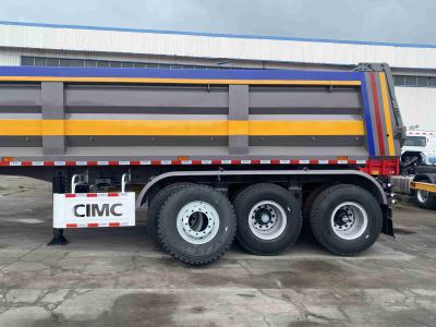China CIMC Steel Tipper Dump Semi Trailer The Perfect Combination of Strength and Durability for sale