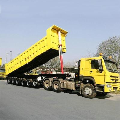 China CIMC Best-Selling Quality Heavy-Duty Cargo Transport Truck Trailer Dump Truck for sale