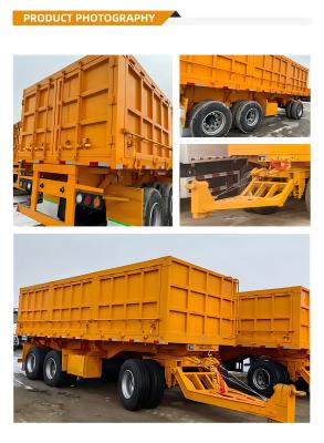 China According to the requirements of custom-made earth and sand building materials such as high-strength reverse Trailer for sale