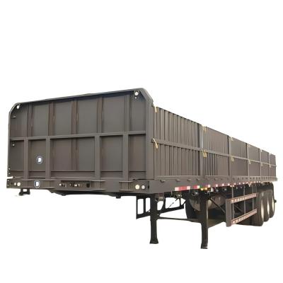 Novos Semirreboques de Carga com Grade Econômicos CIMC de 3 Eixos com Capacidade para 50 Toneladas e Material de Aço