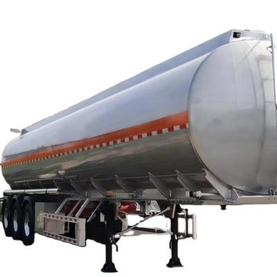 China CIMC Direct Sales from Chinese Manufacturer 3-Axis Aluminum Alloy Oil Tanker Truck Fuel tank truck for sale