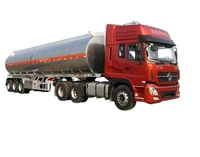 China CIMC Direct Sales from Chinese Manufacturer 3-Axis Aluminum Alloy Oil Tanker Truck Fuel tank truck for sale