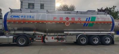 China CIMC Direct Sales from Chinese Manufacturer 3-Axis Aluminum Alloy Oil Tanker Truck Fuel tank truck for sale