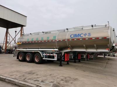 China CIMC Direct Sales from Chinese Manufacturer 3-Axis Aluminum Alloy Oil Tanker Truck Fuel tank truck for sale