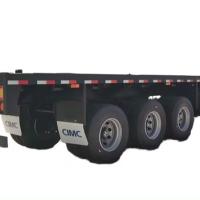 China CIMC Latest Design Flatbed Trailer  for Efficiently Transporting for sale