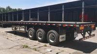 China CIMC Latest Design Flatbed Trailer  for Efficiently Transporting for sale