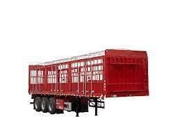 China New Design Fence Semi Trailer For Animals Transportation Or Heavy Duty Transportation for sale