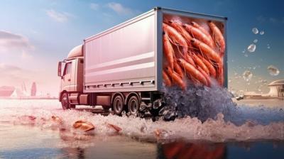 China Customized Cold-Chain Transportation -20 To 5 Refrigeration Unit Refrigerator Box Semi Trailer for sale