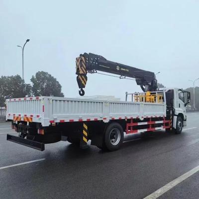 China Versatile Cargo Truck Mounted Crane Efficient Lifting And Transport Stability For Construction Logistics Powerful Jib Cranes for sale