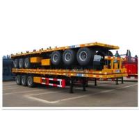 China USED 3AXLES FLATBED SEMI TRAILER for sale