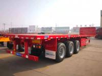 China USED 3AXLES FLATBED SEMI TRAILER for sale