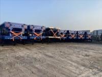 China USED 3AXLES FLATBED SEMI TRAILER for sale