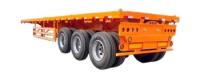 China USED 3AXLES FLATBED SEMI TRAILER for sale