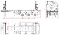 China Side Loader Semi Trailer Optimized For Efficient Container Loading Unloading Enhanced Stability And Safety for sale