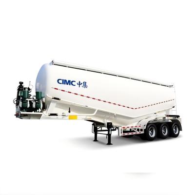 China CIMC Latest Design Of High-strength Three-axis Cement Bulk Powder Tank Trailer for sale