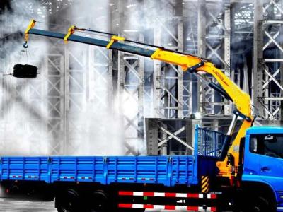 China Versatile Cargo Truck Mounted Crane Efficient Lifting And Transport Stability For Construction Logistics Powerful Jib Cranes for sale