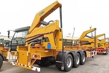 Side Loader Semi Trailer Optimized For Efficient Container Loading Unloading Enhanced Stability And Safety For Sale In Africa