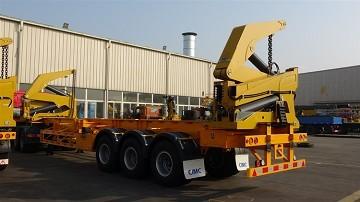 Side Loader Semi Trailer Optimized For Efficient Container Loading Unloading Enhanced Stability And Safety For Sale In Africa