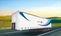 China Versatile CIMC Tarped Semi-Trailer Frames Durable Customizable For Cargo Protection for sale